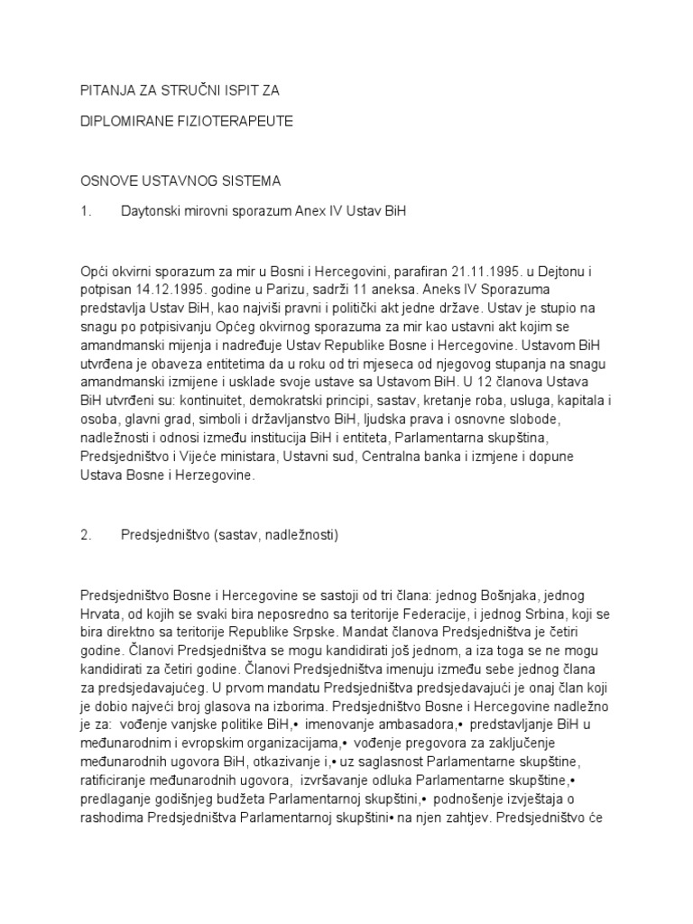 Odgovori Pravni Dio Word | PDF