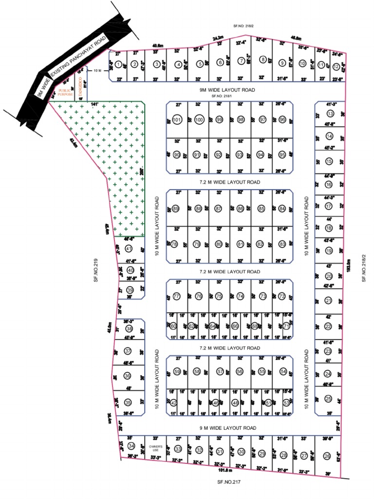 Velavan Square Plot | PDF