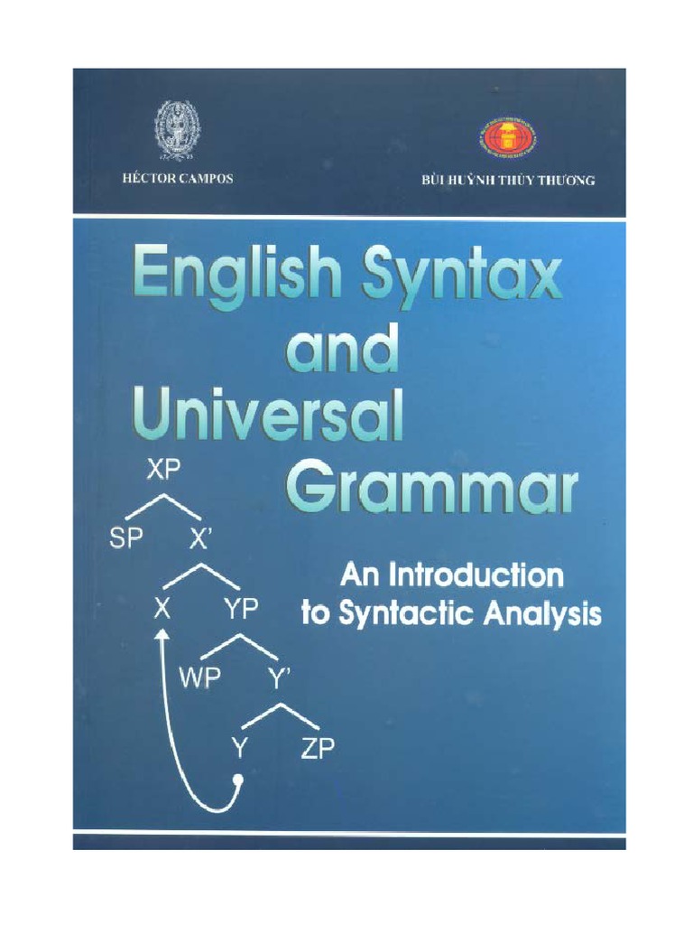 English Syntax and Universal Grammar An Introduction To Syntactic Analysis | PDF | Clause ...