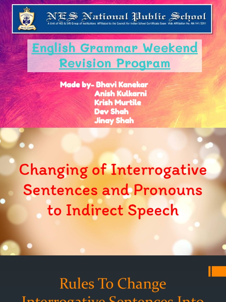 Grammar Revision Testing | PDF | Question | Pronoun