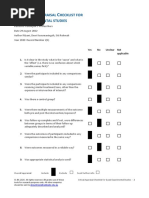 JBI Critical Appraisal Checklist | PDF | Randomized Controlled Trial ...