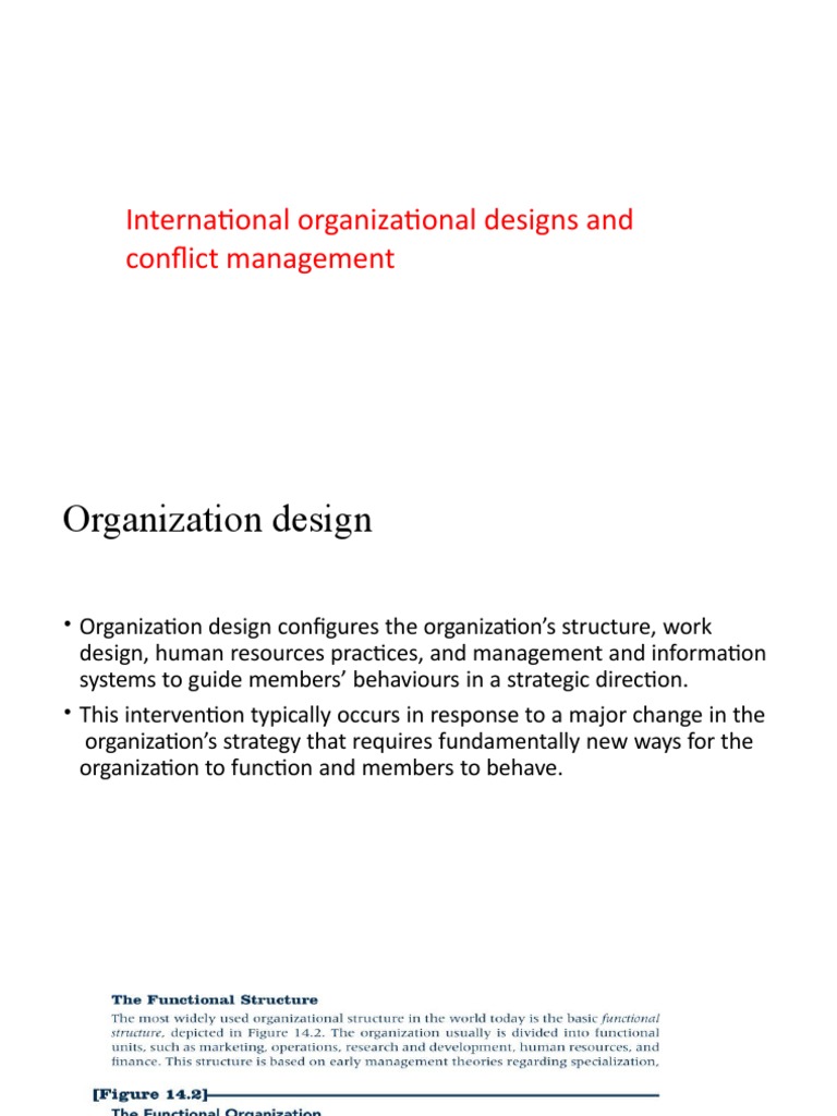 International Organizational Designs and Dispute Settlement | PDF ...