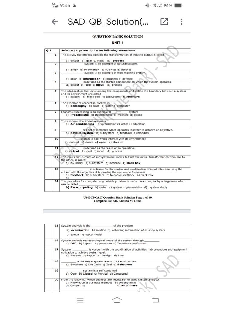 Mcqs Unit-3 3 Merged | Download Free PDF | Queue (Abstract Data Type) | Array Data Structure