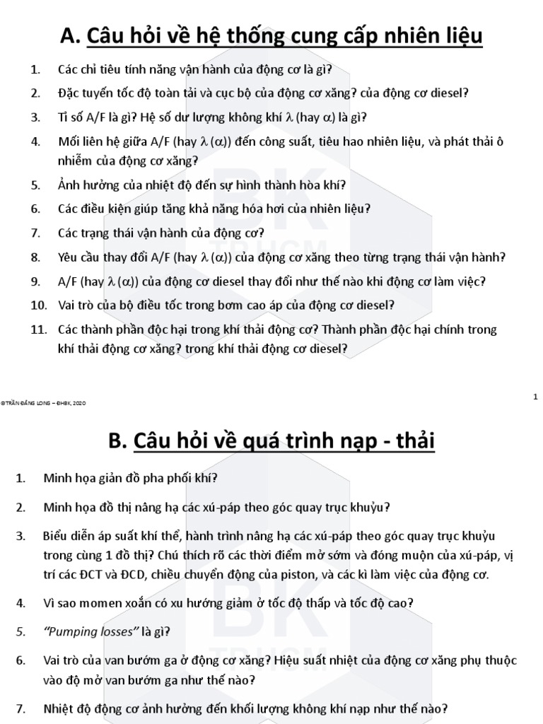Kien Thuc Co Ban Ve Nguyen Ly Dong Co Ly Thuyet o To | PDF