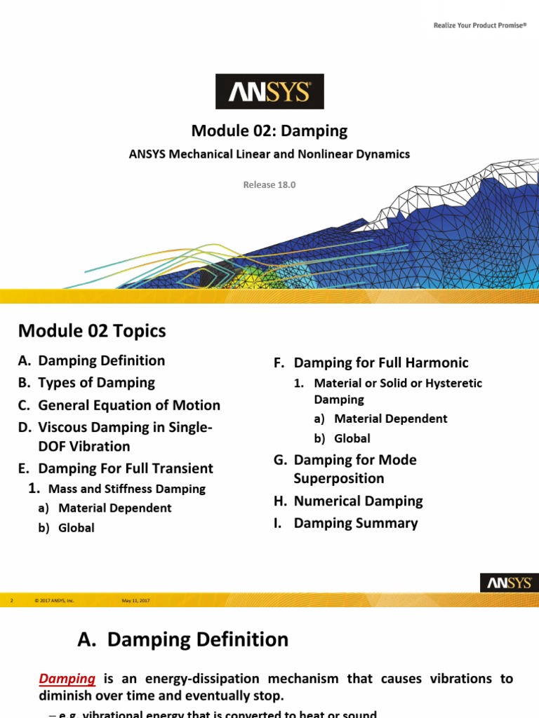 Mech LND 18.0 M02 Damping | PDF | Damping | Friction