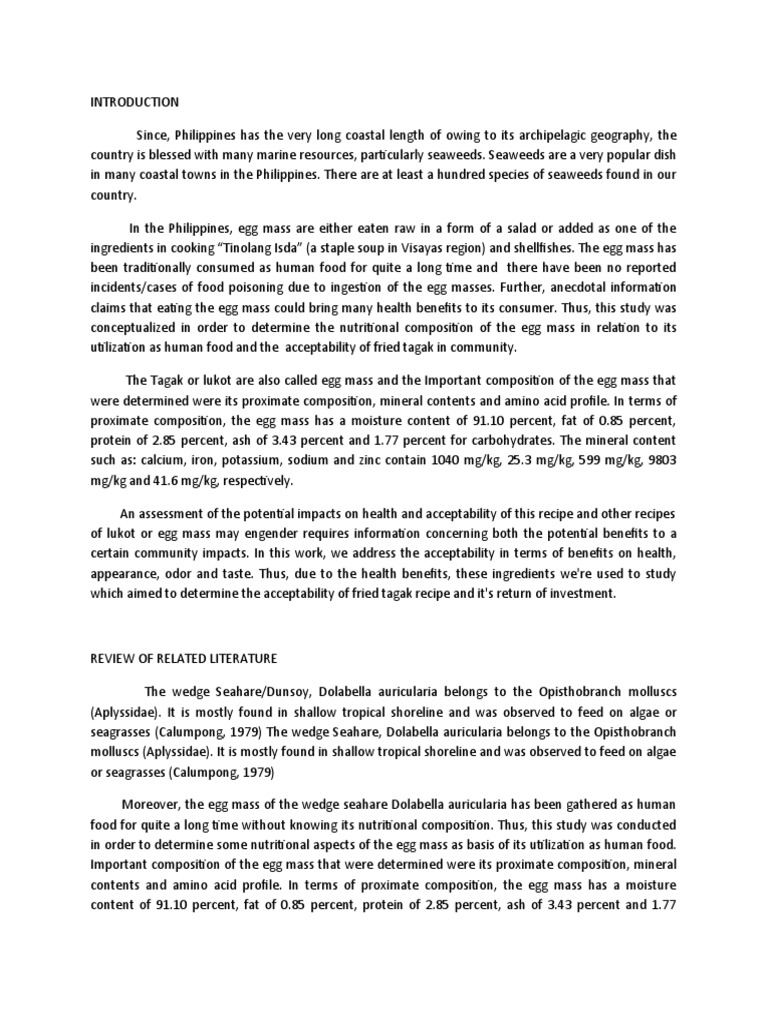 Lukot Recipe | PDF | Foods | Amino Acid