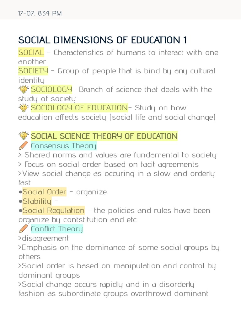 Social Dimensions of Education 1 | PDF | Family | Marriage