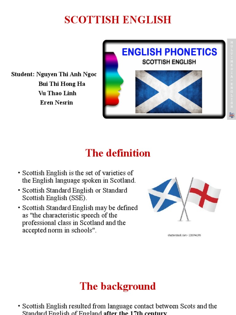 Scottish English | PDF | English Language | Phonology