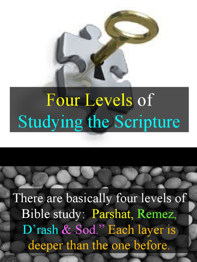 Four Levels of Studying The Scripture | PDF | Jesus | Midrash