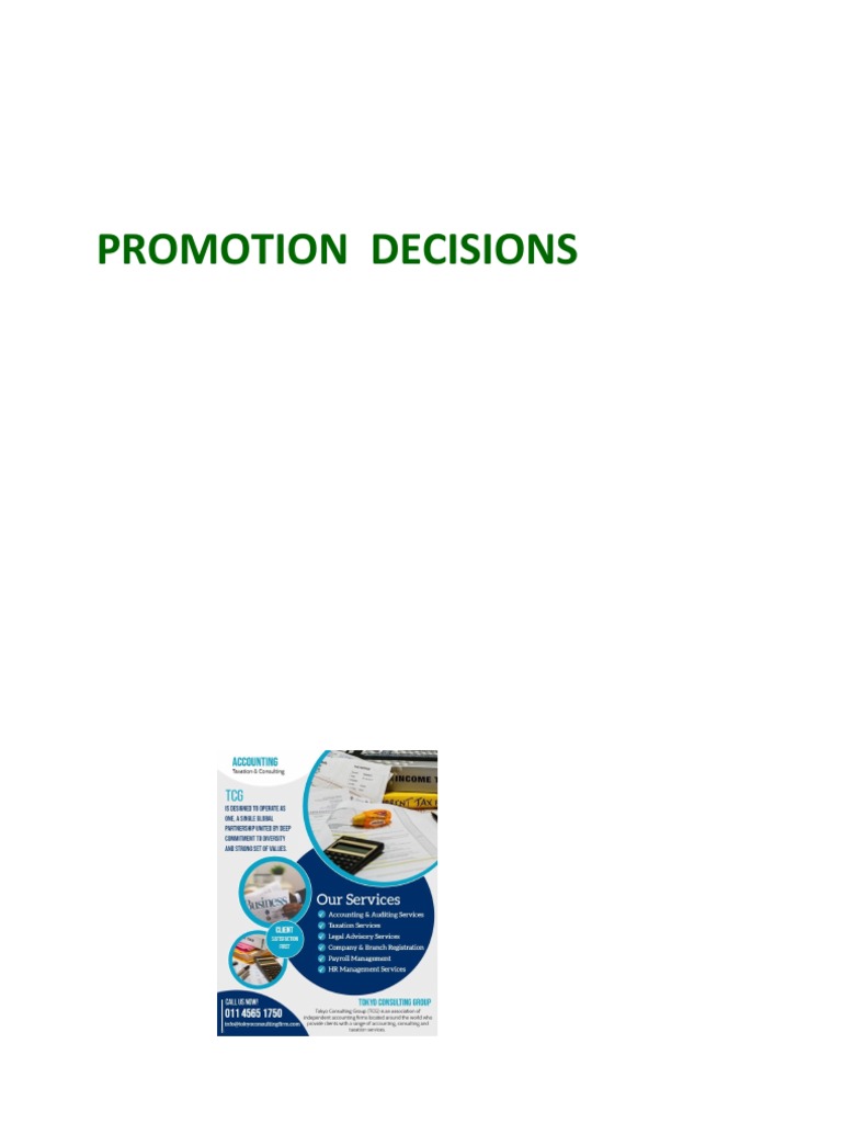 Promotion Decisions | PDF | Marketing | Communication