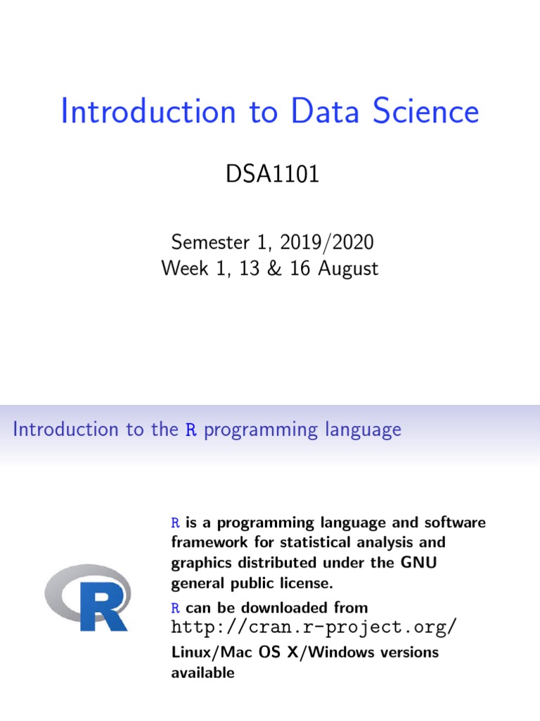 DSA1101_2019_week1_part2 (2) | PDF | Standard Deviation | Variance