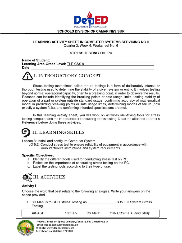 CSS Grade 9 Q3 LAS6 | PDF