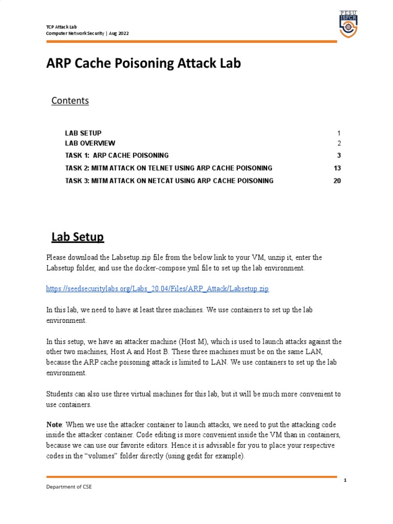 Student's Manual | PDF | Transmission Control Protocol | Internet Protocol Suite