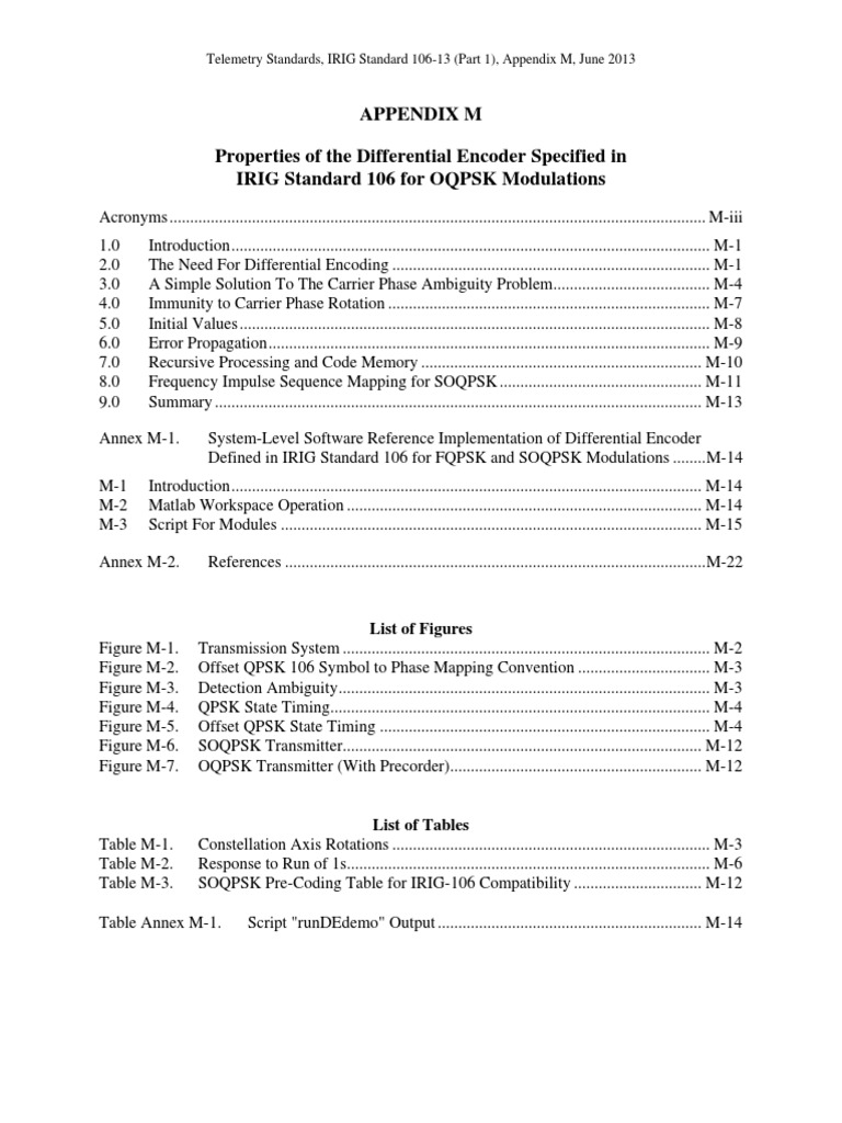 Appendix M Pdf Modulation Telecommunications Engineering