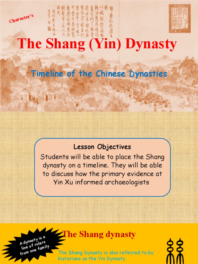 PP Timeline of The Chinese Dynasties | PDF | China | World Politics