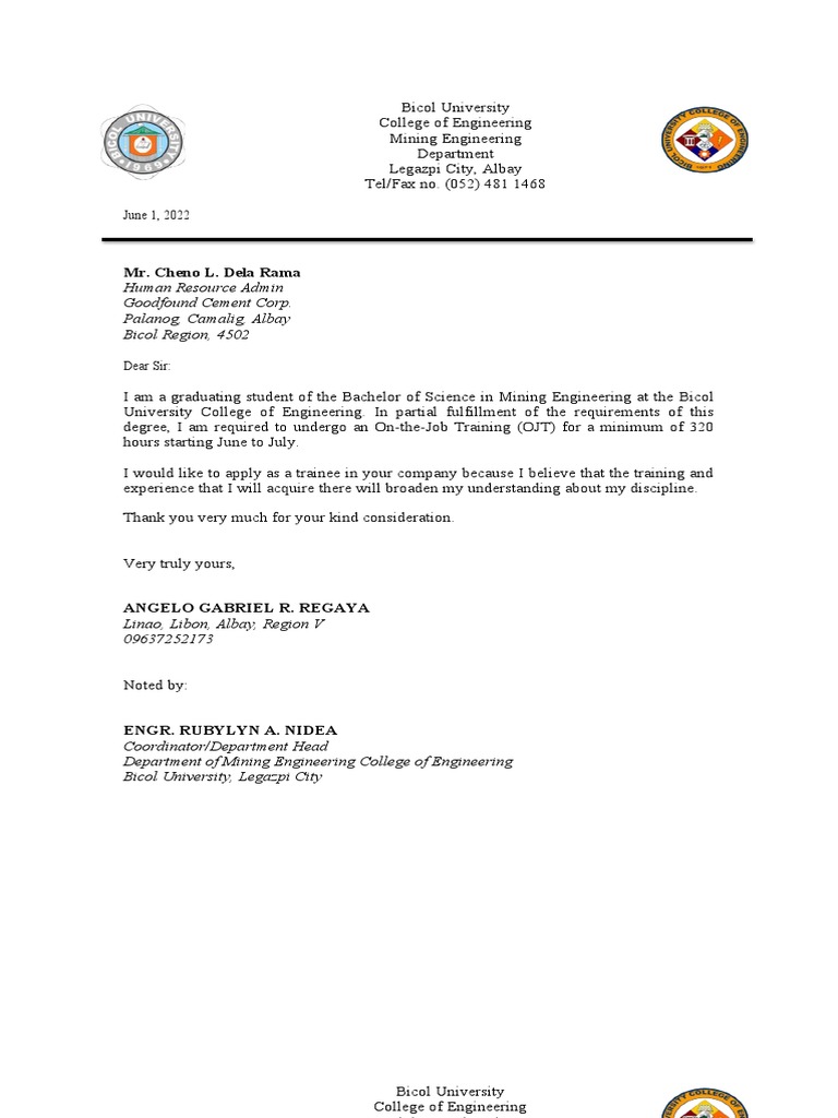 Ched Form Pdf Engineering