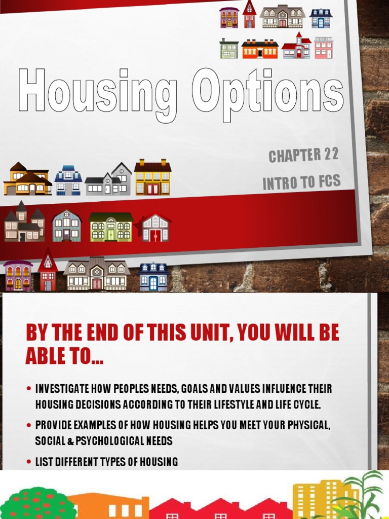 CH 22 Housing Needs Part 1 Web Version | PDF | Social Science