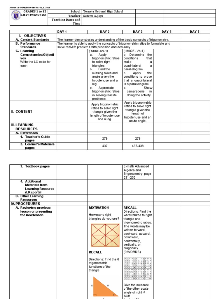 Trigonometric Ratios | PDF | Triangle | Trigonometry