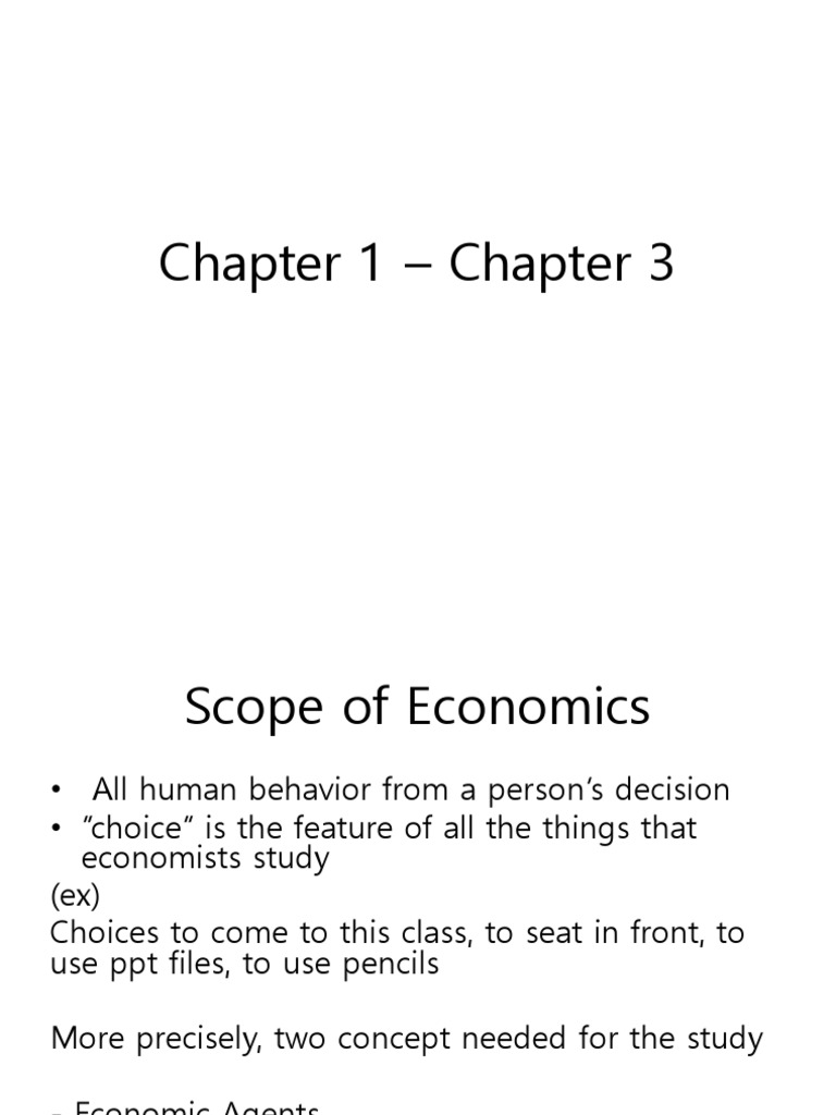 Principle of Economy 1 | PDF | Economics | Microeconomics