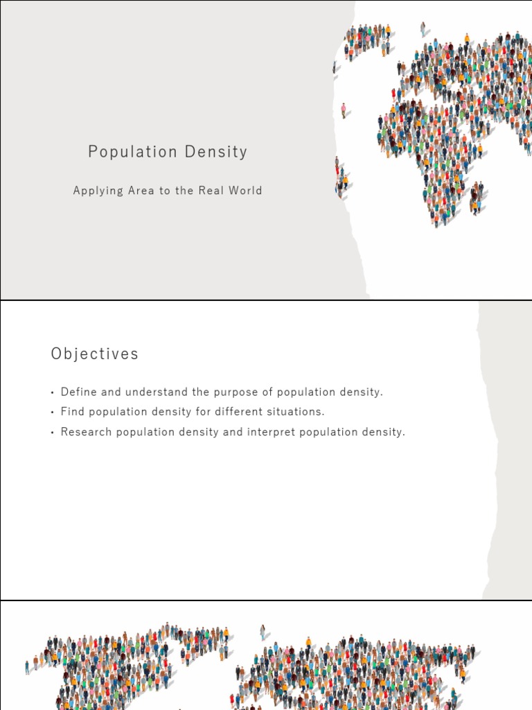 Student Guide to Population Density | PDF | Population Density | Area
