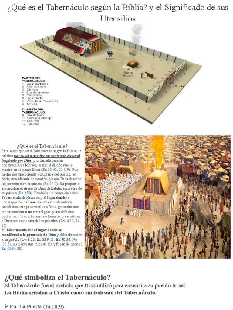 El Tabernaculo de Reunion | PDF | Santo de los santos | eucaristía