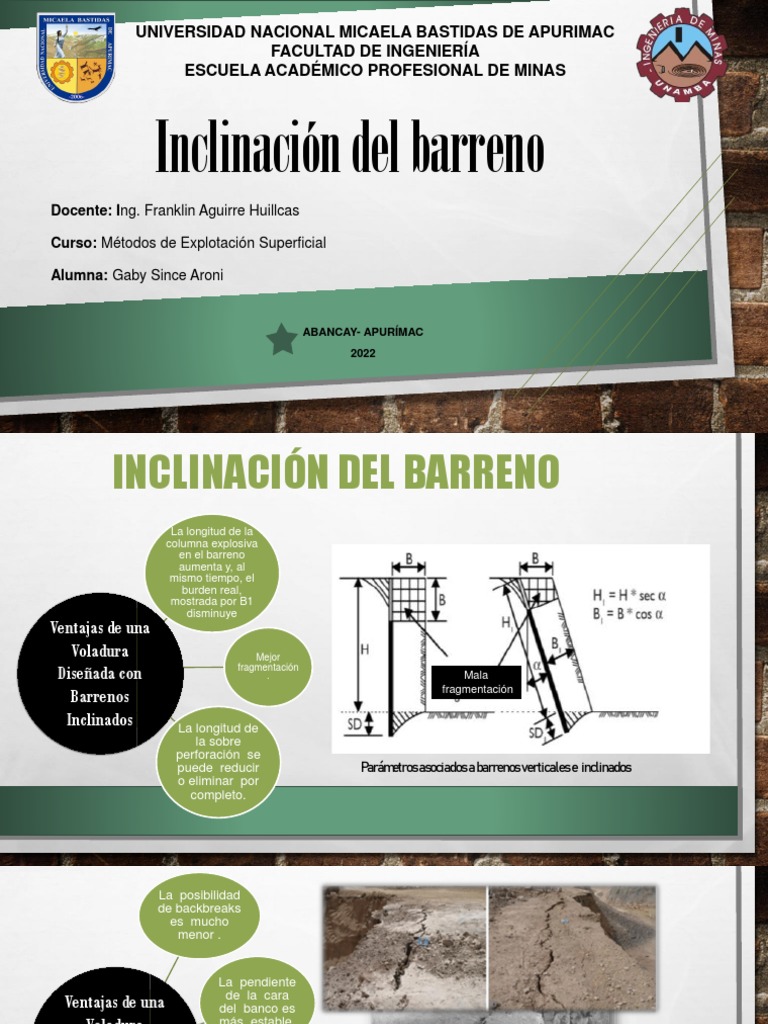 Inclinación Del Barreno | PDF | Naturaleza