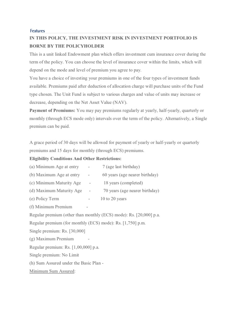 Endowment Plus | PDF | Life Insurance | Insurance