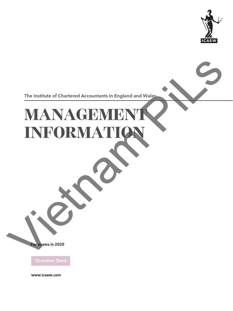 Management Information 2020 Question Bank | PDF | Inventory Valuation | Inventory