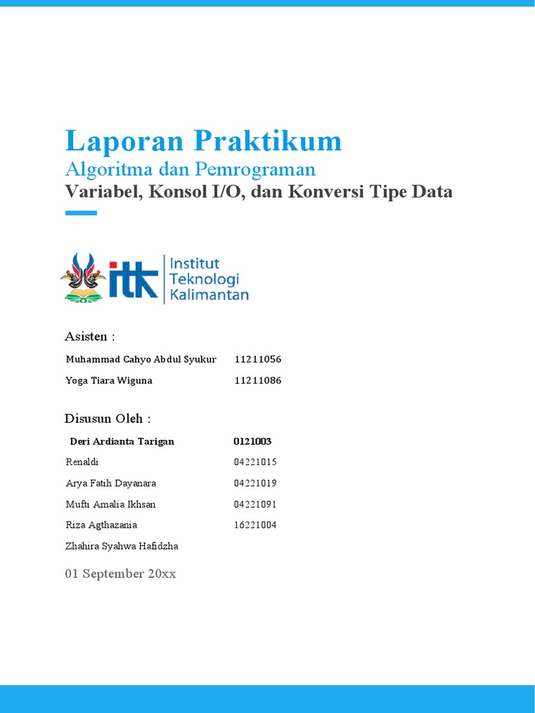 Praktikum Python: Variabel & I/O | PDF
