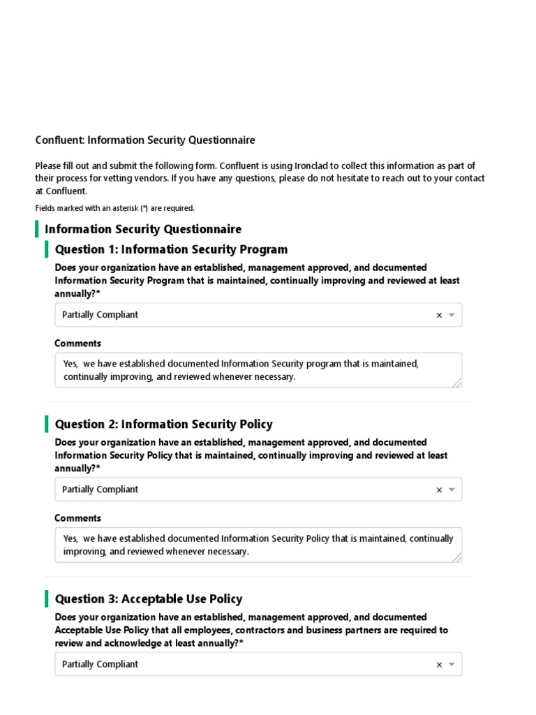 Vendor Security Compliance Form | PDF | Antivirus Software | Security