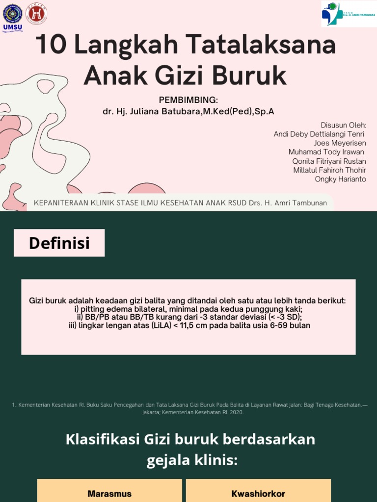 Tatalaksana Gizi Buruk Anak | PDF | Kesehatan Holistik