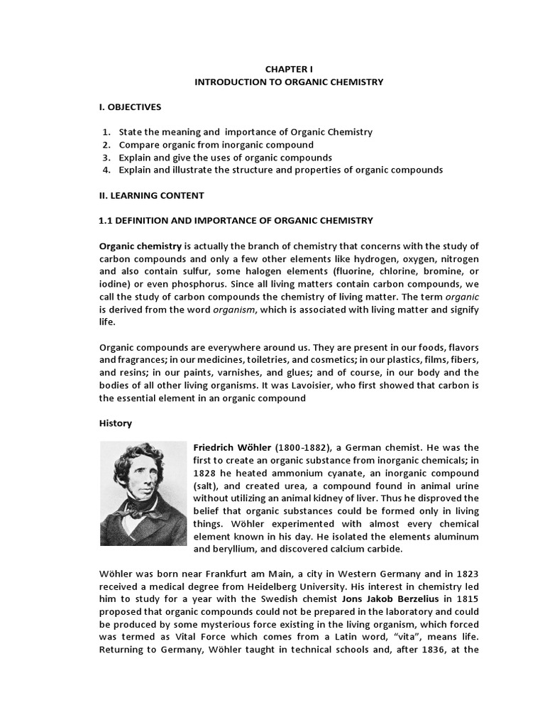 Module 1 Introduction | PDF | Organic Compounds | Solubility Module 1 Introduction | PDF | Organic Compounds | Solubility