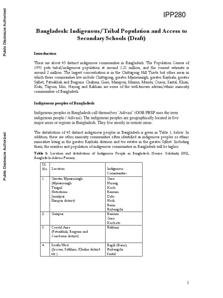 IPP2800 IPP0 P101 Draft 0 March 026102008 | PDF | Bangladesh | South Asia