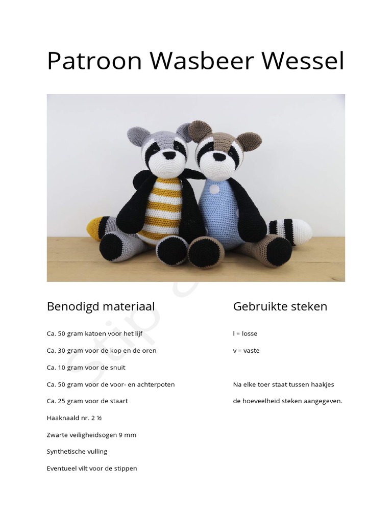 Raccon Wessel by Stip&Haak | PDF