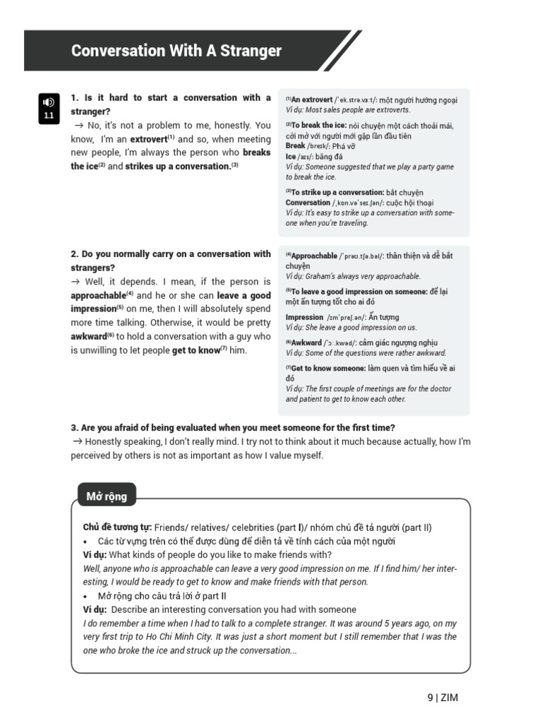 Conversation With Strangers | PDF