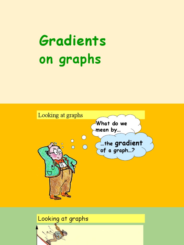 Finding The Gradient of A Graph Powerpoint | PDF