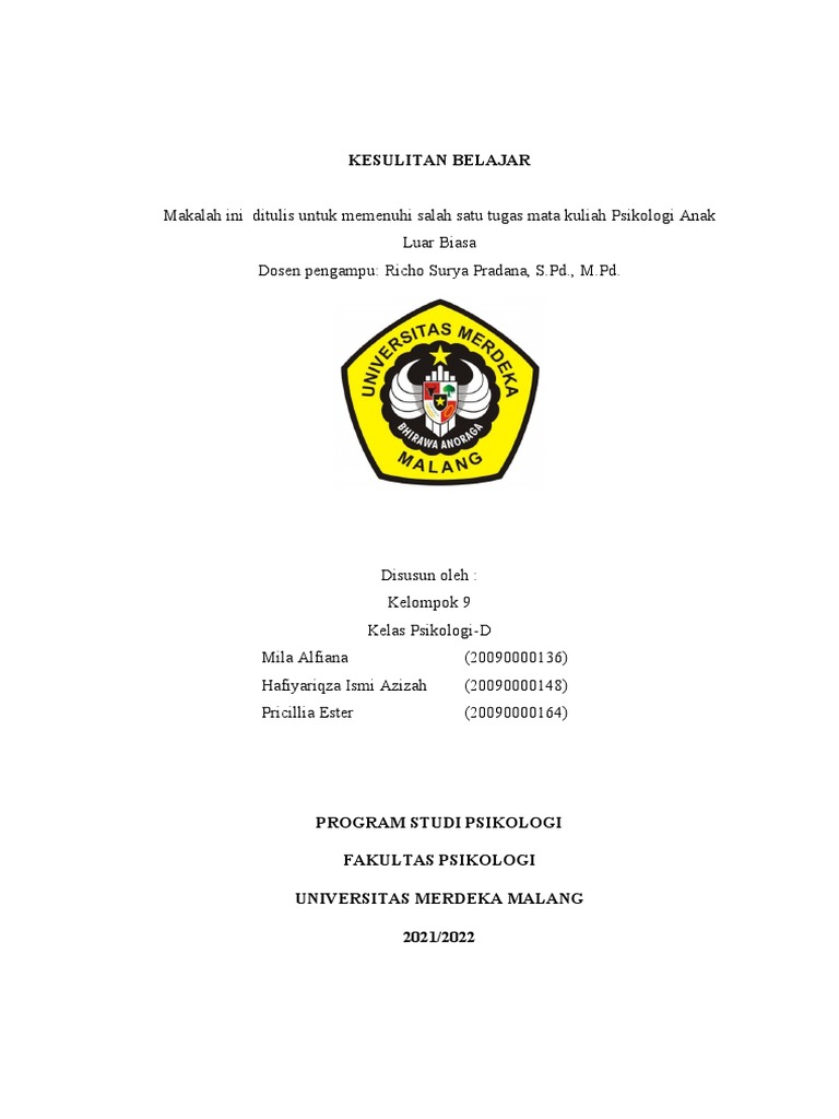 Template Makalah Fix | PDF