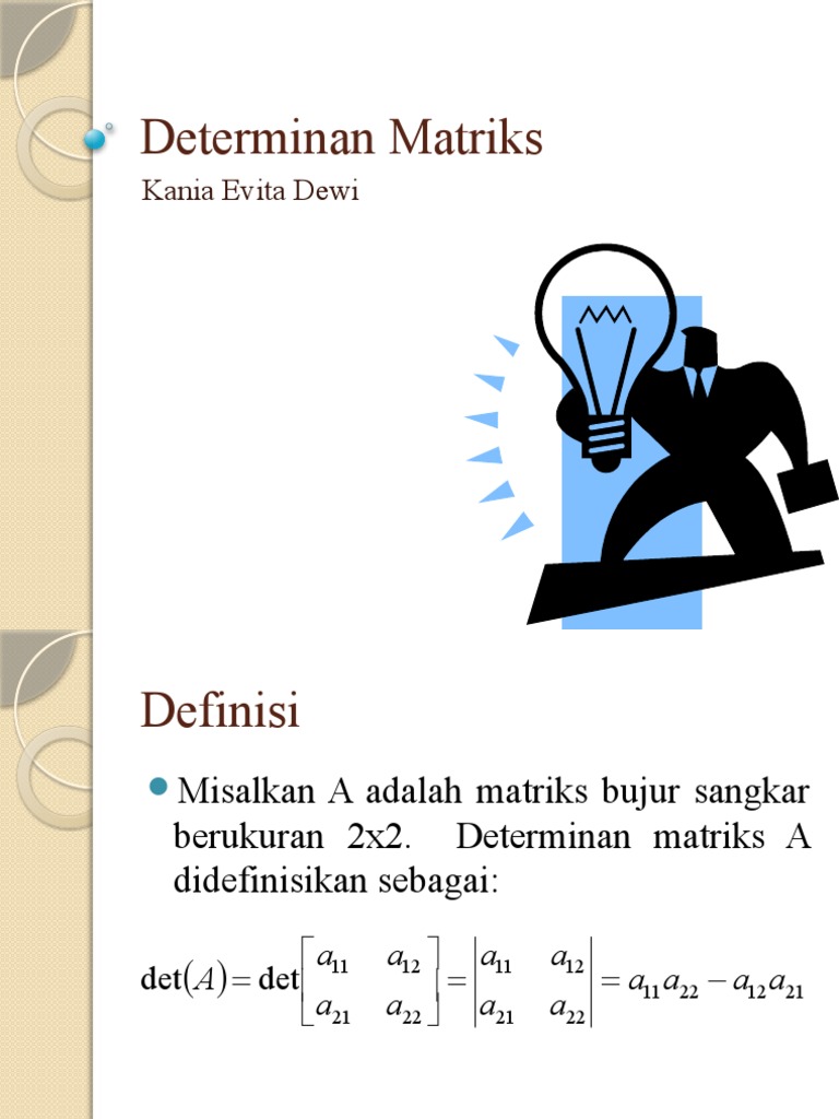 Determinan Matriks | PDF