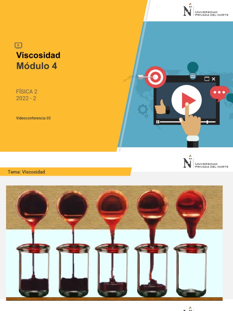 s05 m04 PPT Viscosidad | PDF | Viscosidad | Numero Reynolds