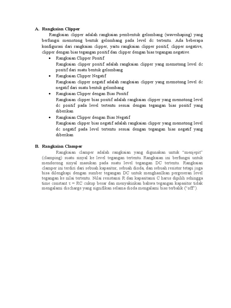 Rangkaian Clipper | PDF
