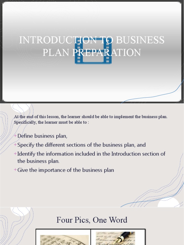 Introduction To Business Plan Preparation | PDF | Business | Economies