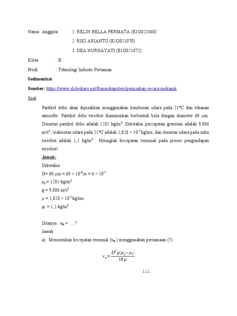 Kel.12 Tugas 4 Satuan Operasi | PDF