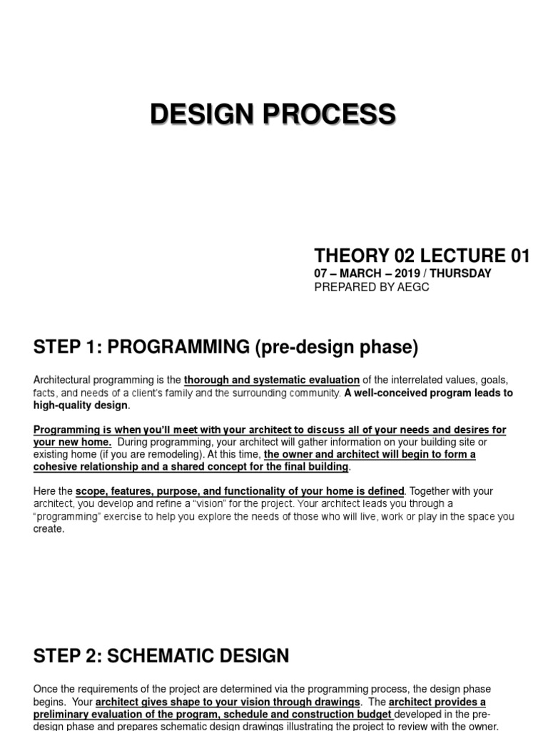 Quali - Ex - Reviewer 22 - Design Process 01-04 | PDF | Design | Architect