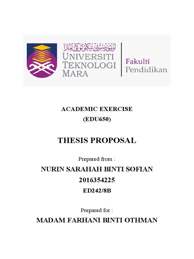 Thesis Proposal Sem 8 (15.1) | PDF | Teaching Method | Survey Methodology