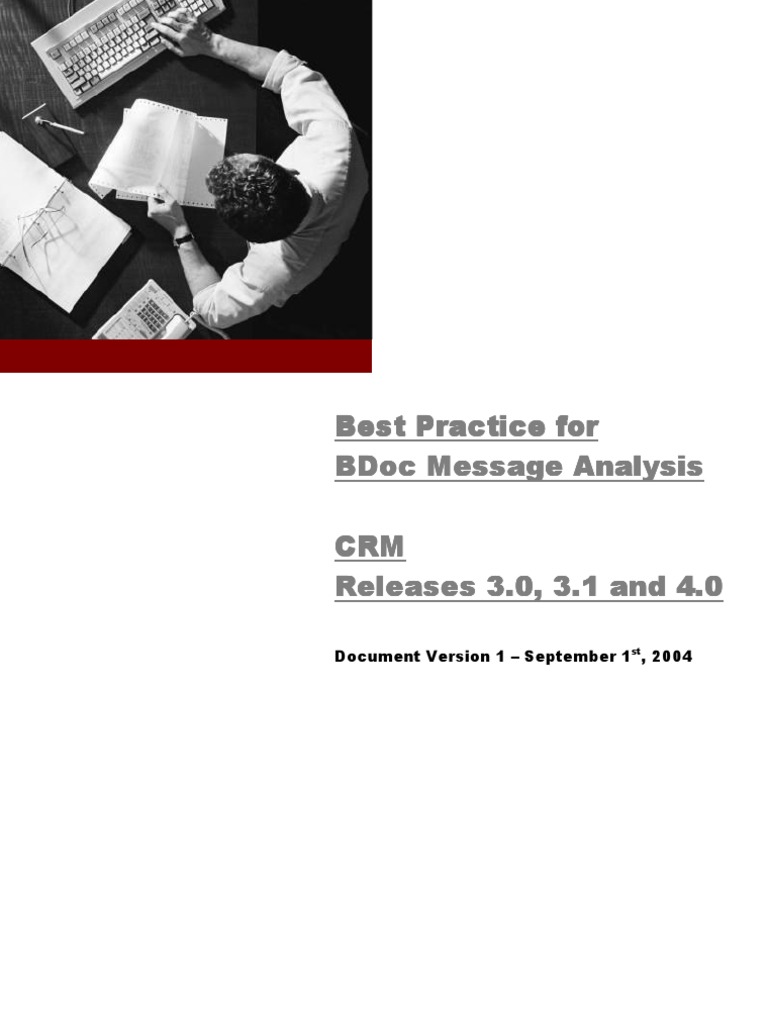 Bdoc Message Analysis | PDF | Customer Relationship Management ...