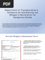 Non DG Declaration | PDF | Dangerous Goods | Cargo