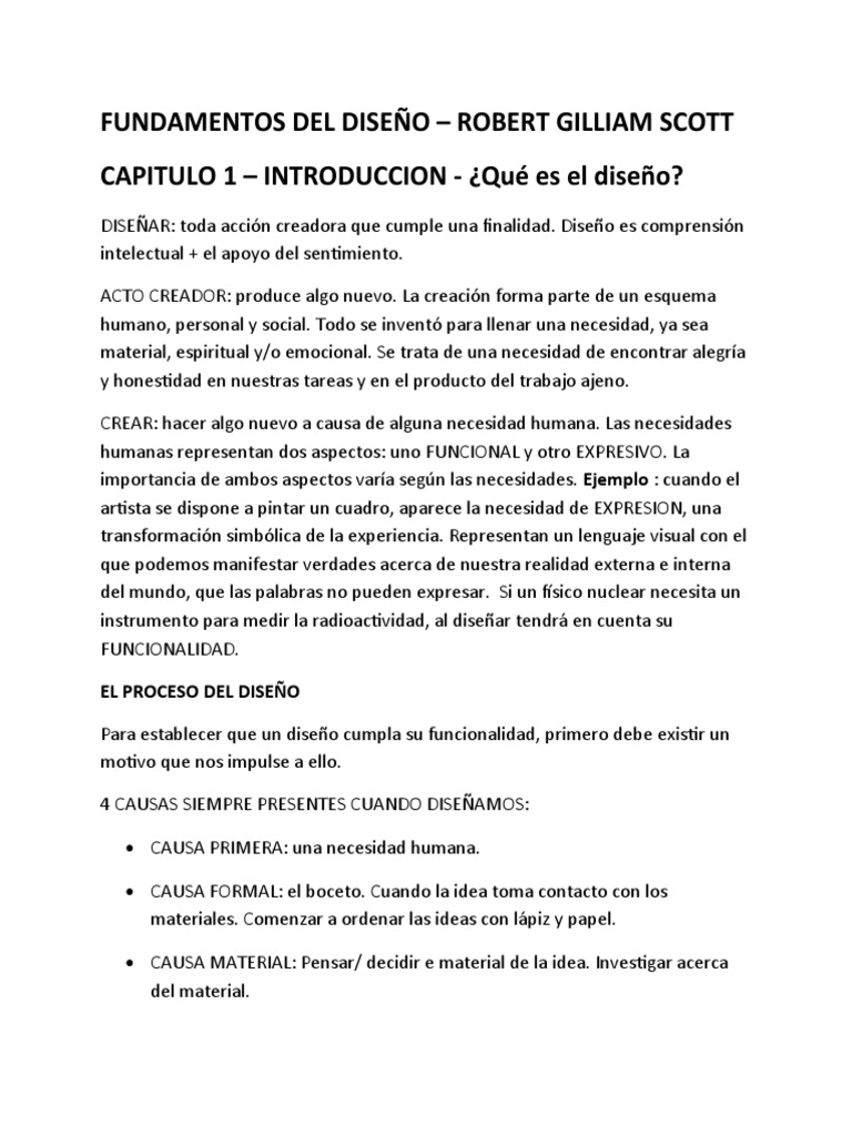 Fundamentos Del Diseño, Robert Scott | PDF | Color | Ritmo