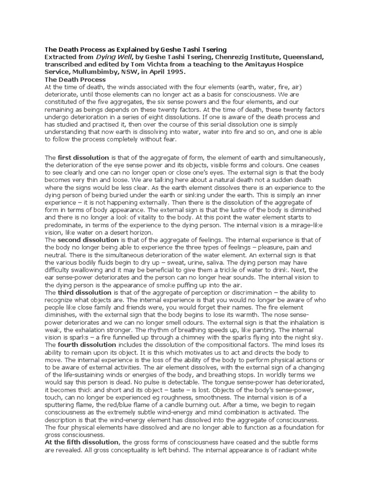 Understanding the 8 Stages of Death | PDF | Chakra | Death