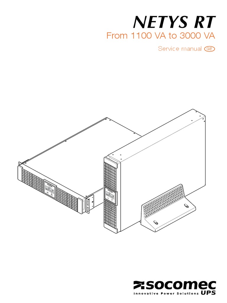 Netys Rt1,1 3kva Msmnetrtxx31 GB - 01 | PDF | Power Inverter | Rectifier