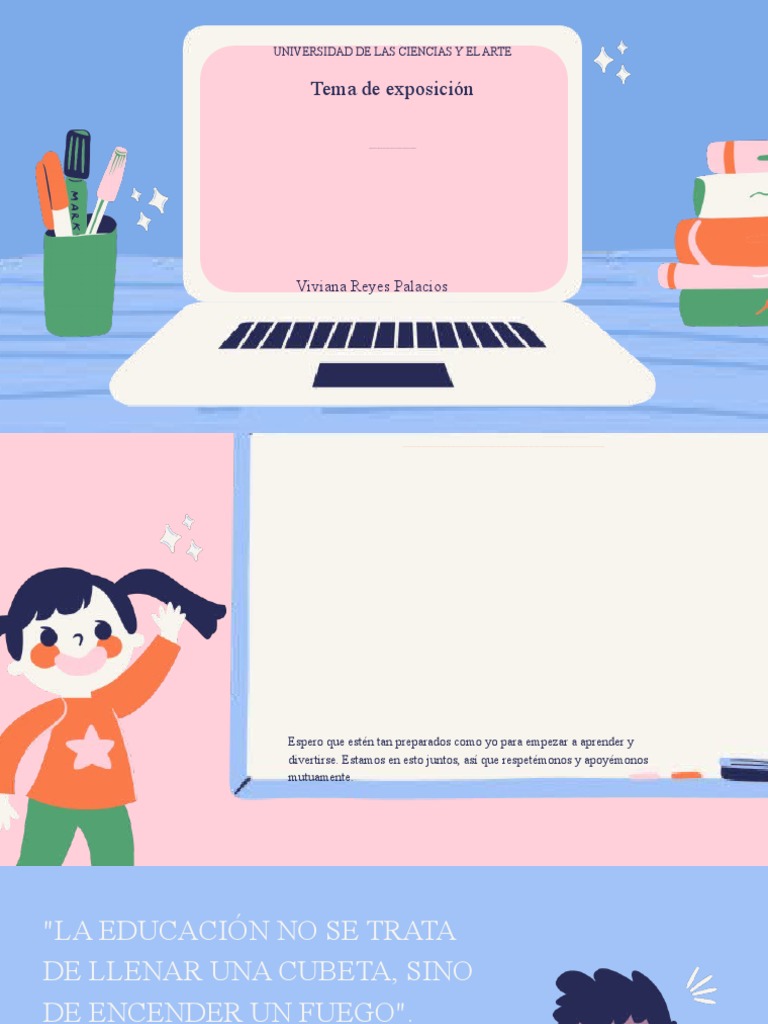 Azul y Rosa Personas Coloreadas Ilustraciones Reglas Del Aula y ...